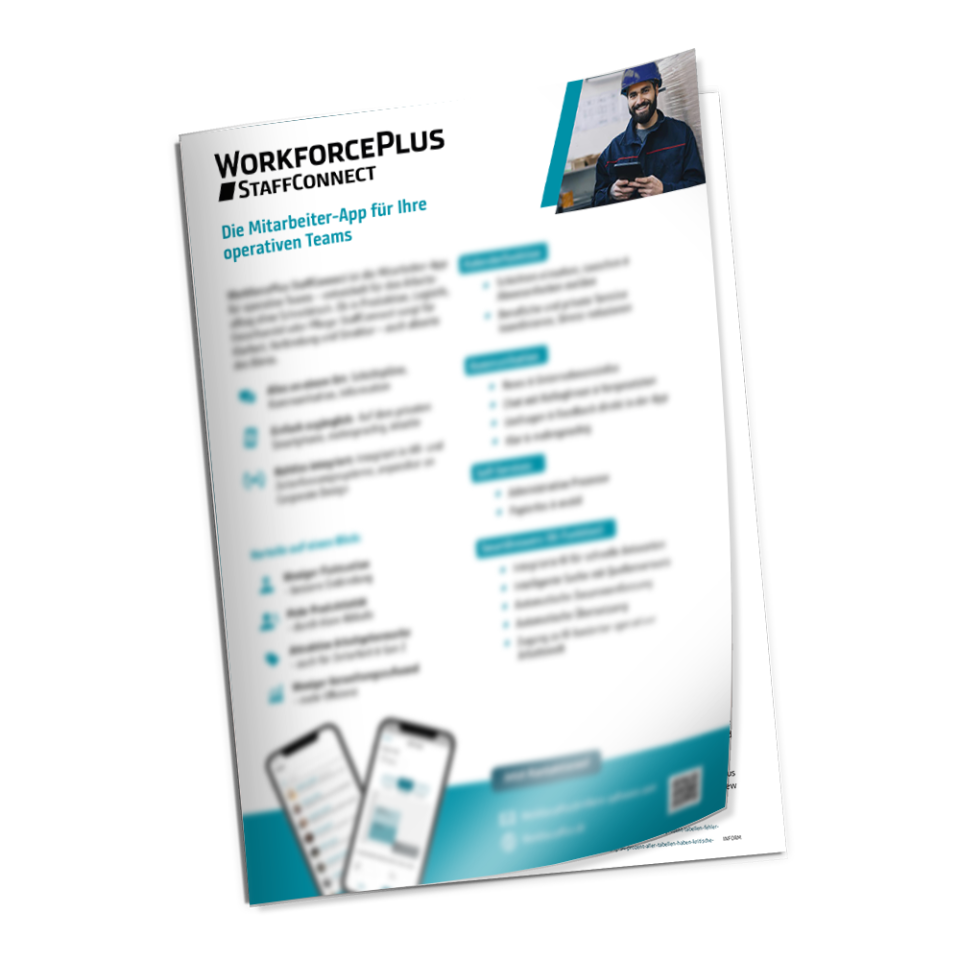Info Paper WorkforcePlus StaffConnect - INFORM